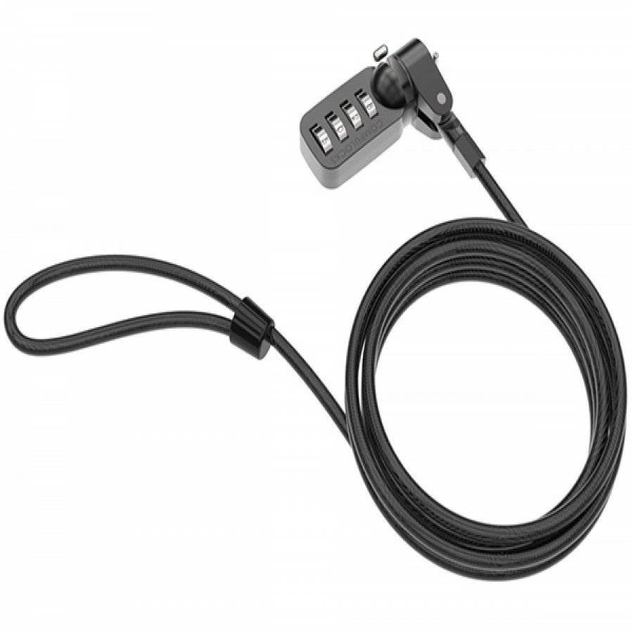 COMPULOCKS Universal PC Cable Lock with Combination Lock, Silver - buy ...
